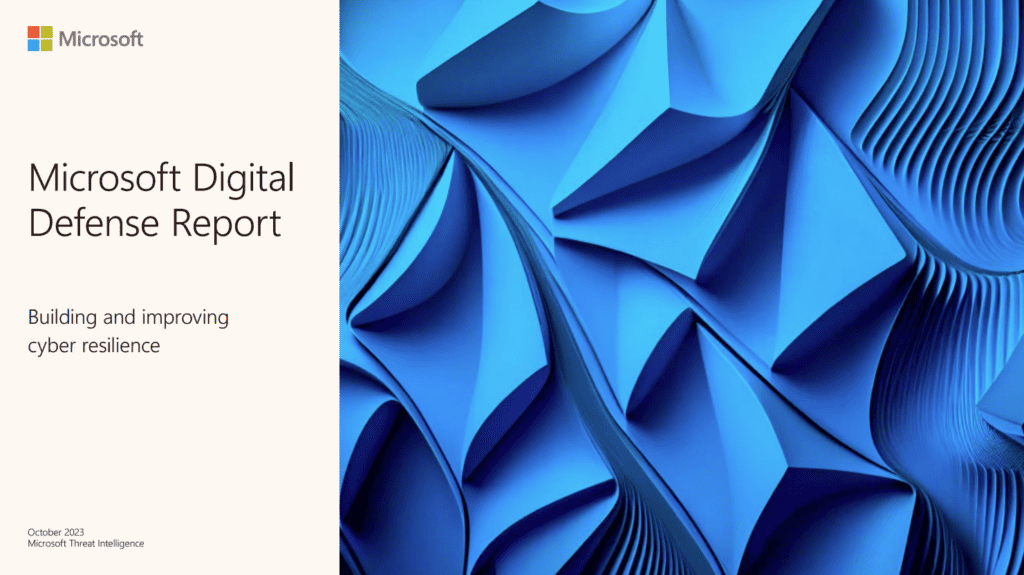 Microsoft Digital Defence Report 2023 | White Paper