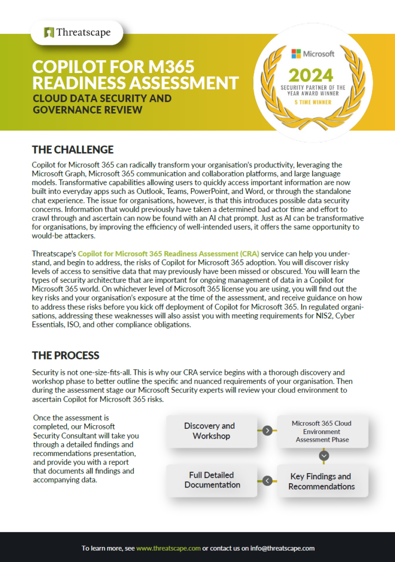 Copilot for M365 Readiness Assessment Datasheet