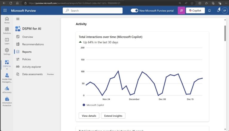 Microsoft Purview's Data Security Posture Management for AI